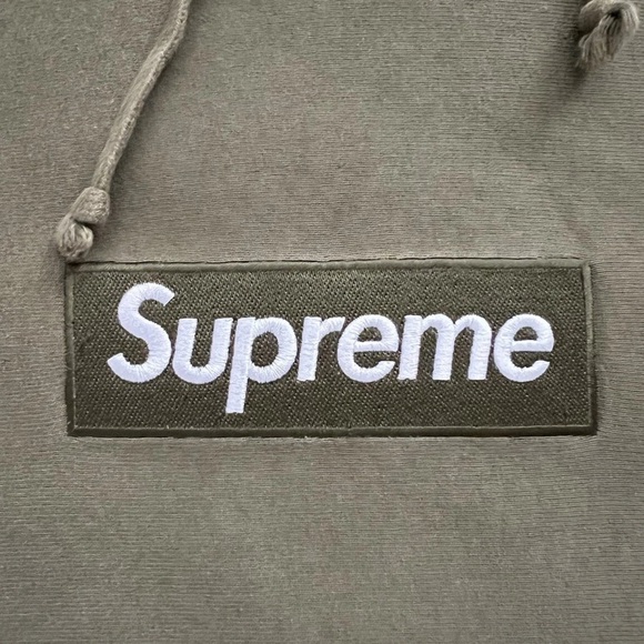 Supreme | Shirts | Supreme Box Logo Hoodie Olive Fw1 | Poshmark
